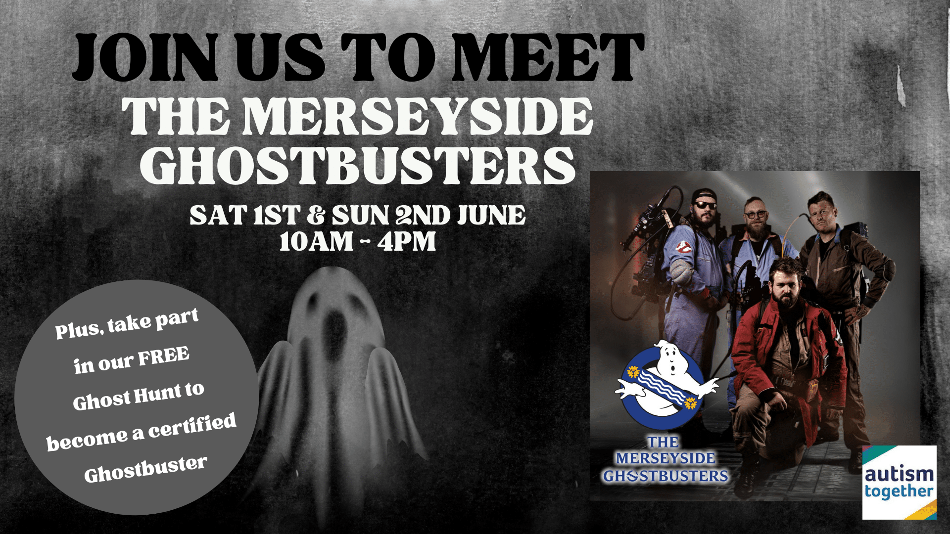Merseyside Ghostbusters Web Banner - Pyramids Birkenhead