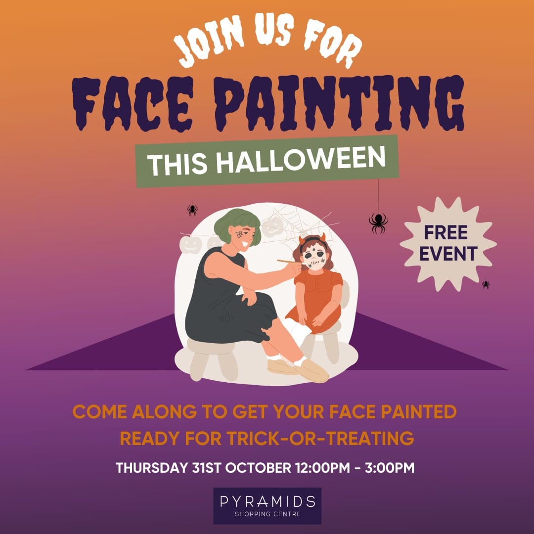 Halloween Face Painting - Pyramids Birkenhead